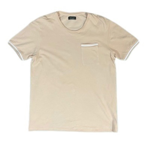 Zara | Shirts | Zara Peach Crew Neck | Poshmark